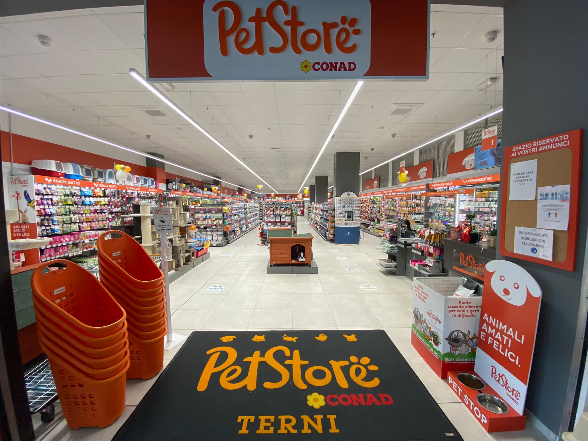Conad apre un secondo pet store a Terni su un'area di 350 metri quadri
