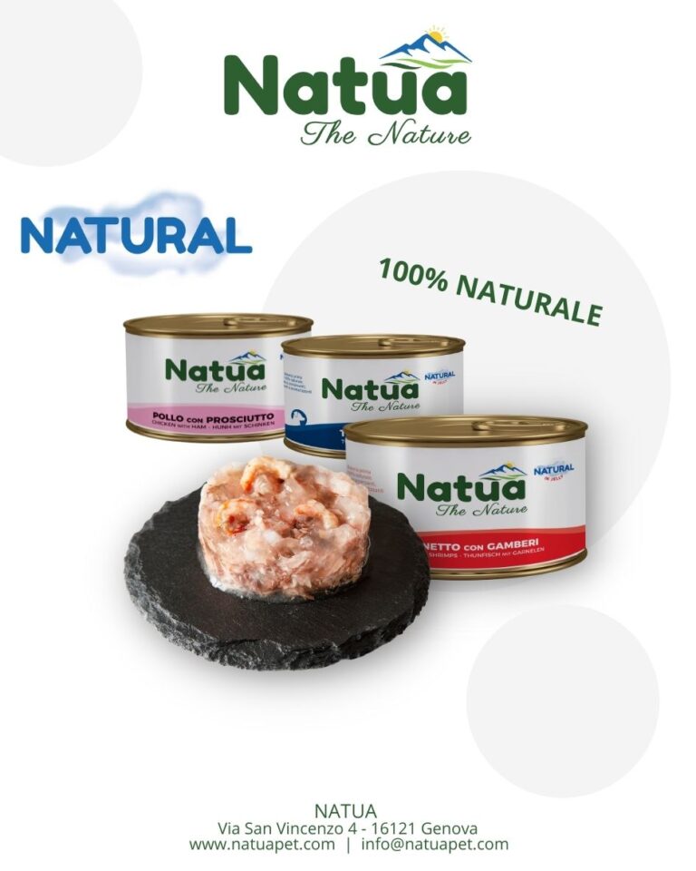 Nasce Natua, brand di pet food naturale di qualità superpremium