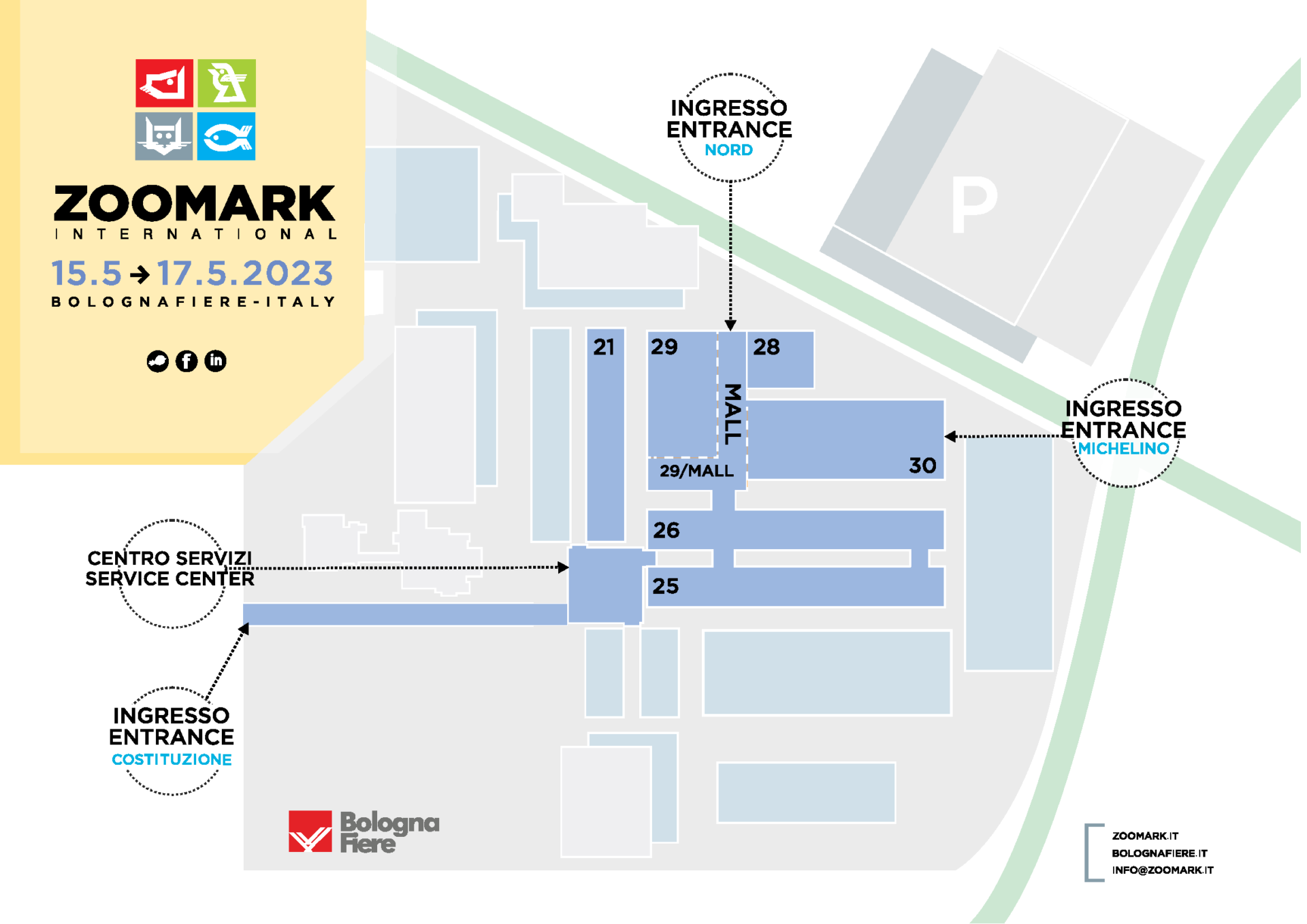 Zoomark 2023, sei padiglioni e area espositiva di 60.000 mq
