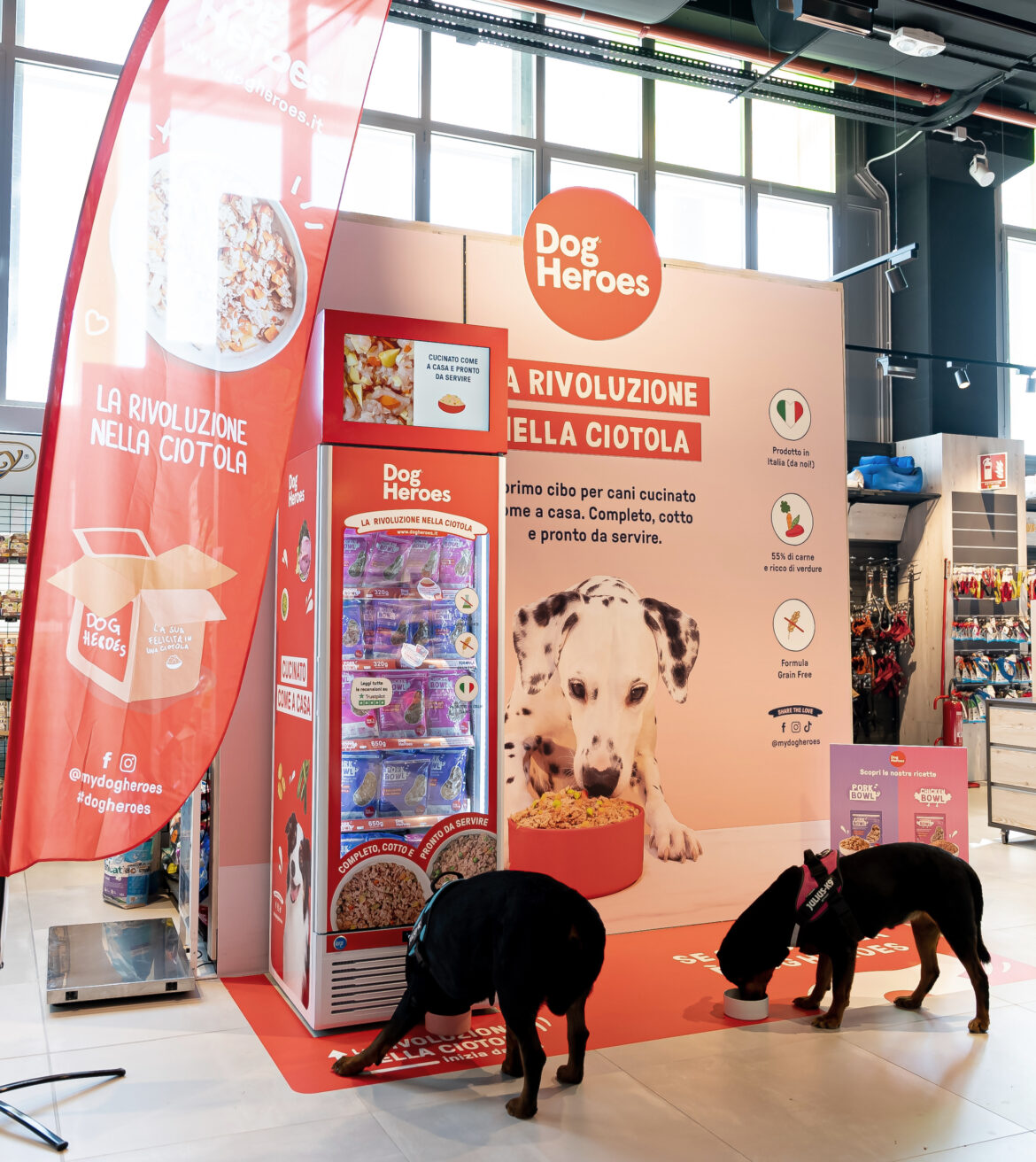 Dog Heroes approda nei pet store della catena Giulius