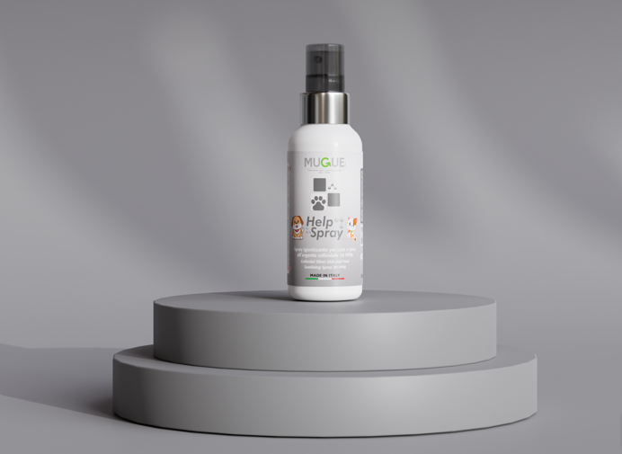 Mugue presenta Help Spray, igienizzante naturale per cani e gatti