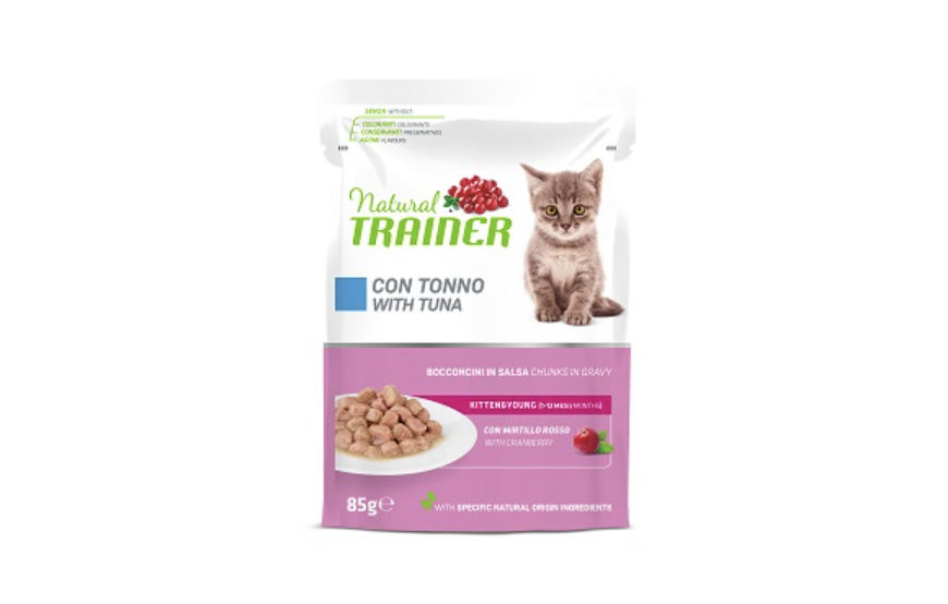Natural Trainer amplia la linea per gatti con bocconcini di pesce in salsa
