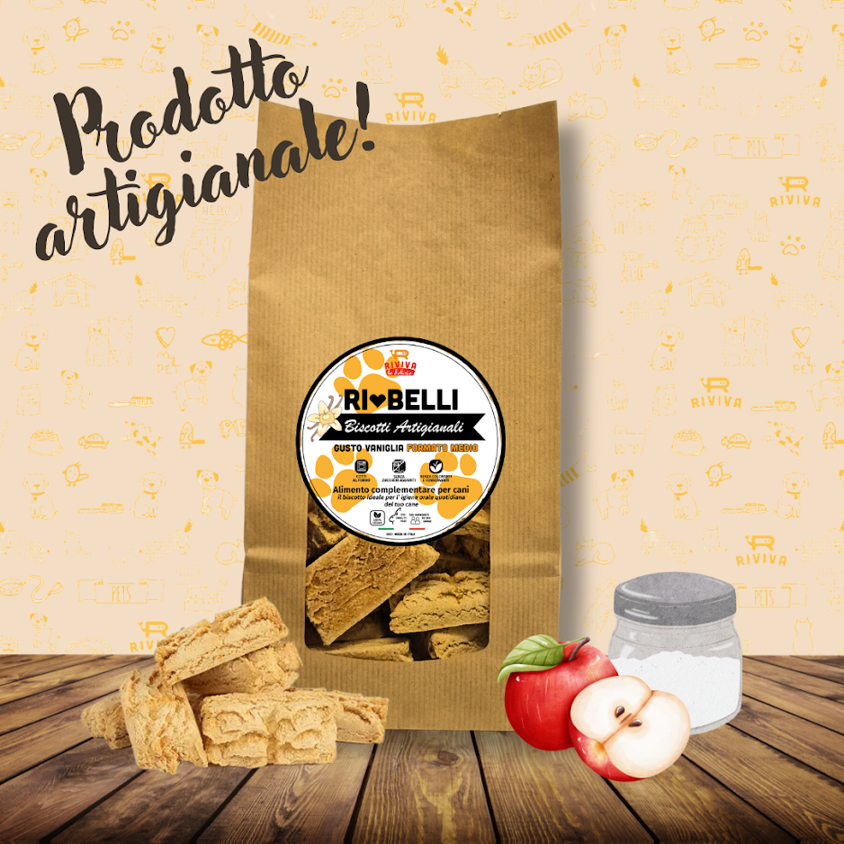 I biscotti Ribelli di Riviva per la salute dentale del cane