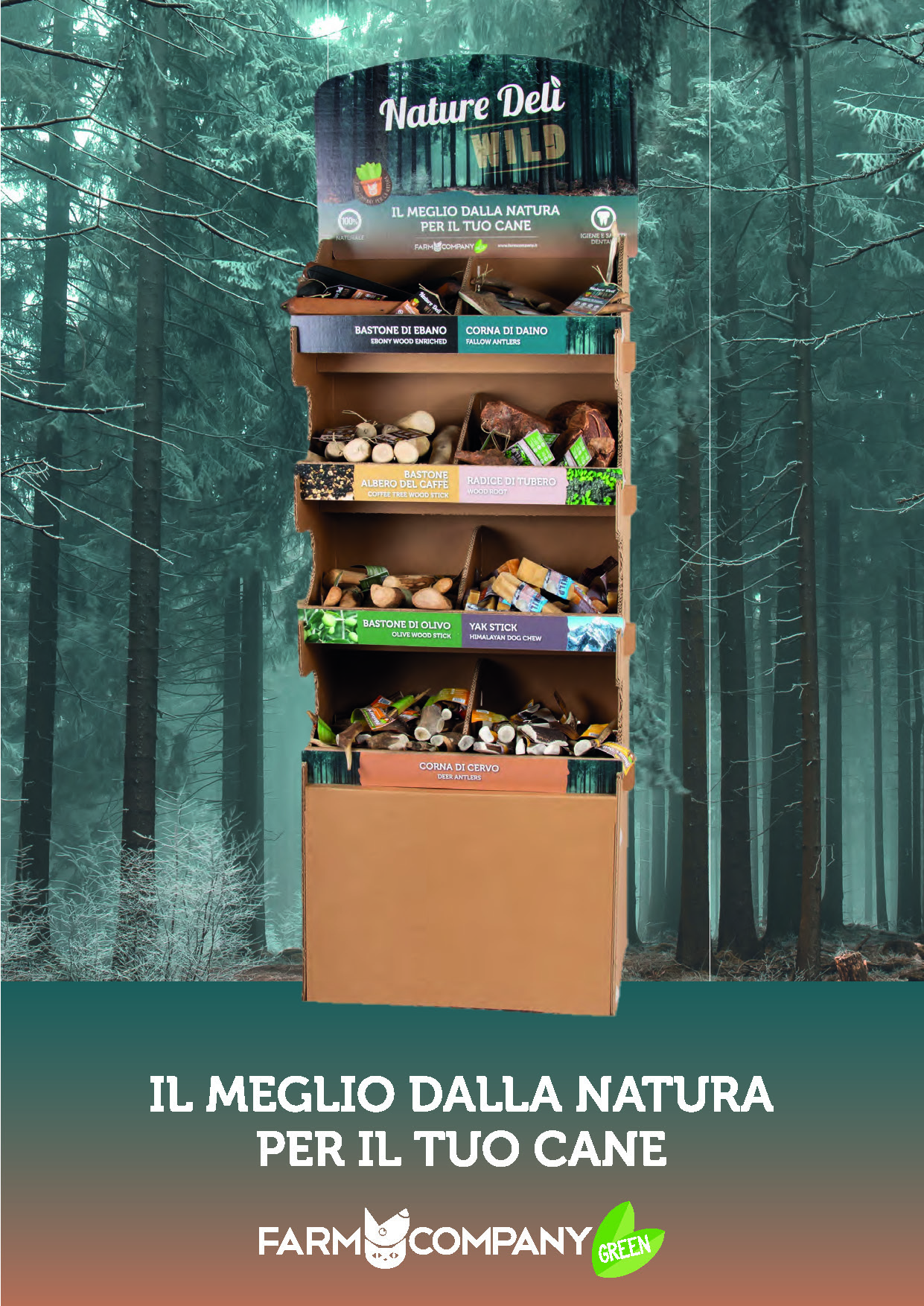 Farm Company: tre new entry nella linea di snack per cani Nature Deli Wild