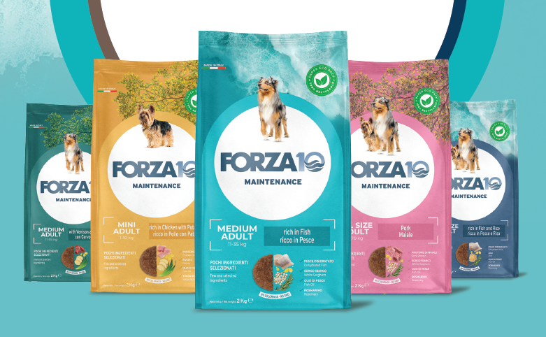 Forza10 annuncia il rinnovamento della linea di pet food Maintenance per cani