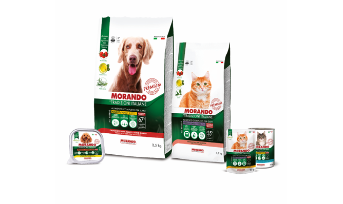Morando, la cucina italiana ispira la nuova linea di pet food premium