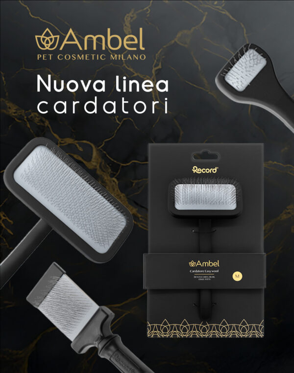 Record rinnova la linea di cardatori Ambel per il grooming professionale